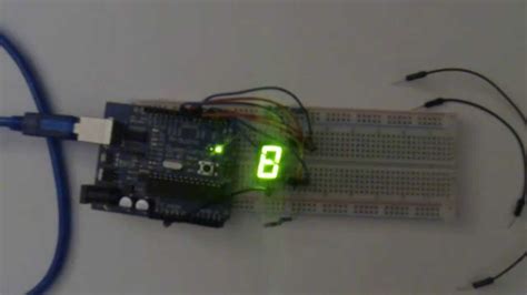 afficheur 7 segment 0 à 9 arduino youtube