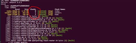 webpack what does chunks mean in cli output stack overflow
