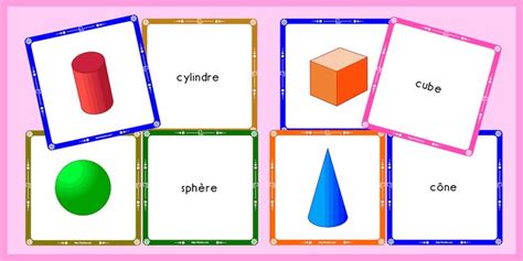 Maths Apprendre Les Solides Activites Formes Géométriques Éducation