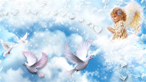 Angels In Heaven Wallpapers Top Free Angels In Heaven Backgrounds