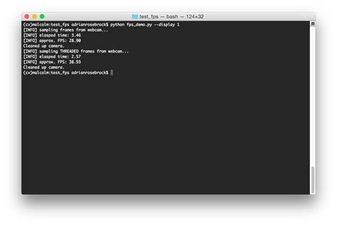 increasing webcam fps with python and opencv pyimagesearch