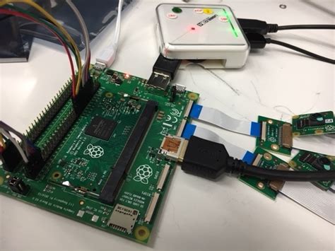 raspberry pi compute module 3 を立ち上げる osインストール~2つのpicameraを起動するまで