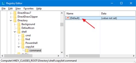 how to copy a folder s file list with a right click