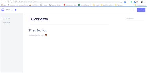larecipe create beautiful documentation with markdown in