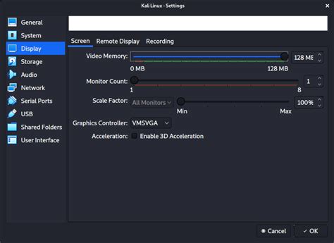 kali inside virtualbox guest vm kali linux documentation