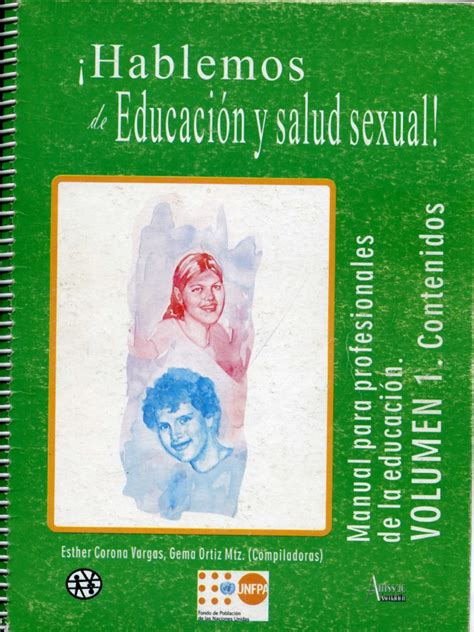 Libro Hablemos De Educacion Y Salud Sexual 2003 Pdf La Sexualidad
