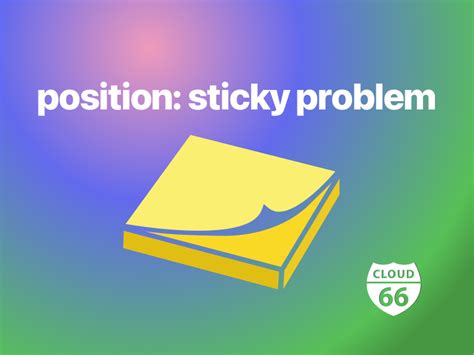 position sticky problem