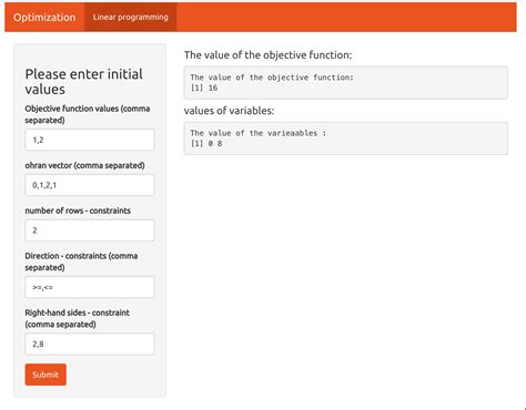 r shiny app error in linear programming could not find function lp
