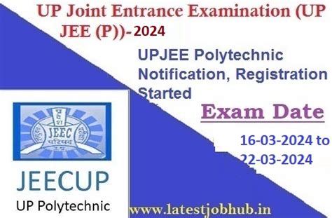 Jeecup Application Form 2024 Upjee Polytechnic Exam Form Out