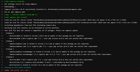 symfony gitlab ci cd doctrine dbal and laminas laminas code php