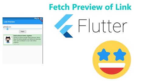 how to fetch preview of link in flutter youtube