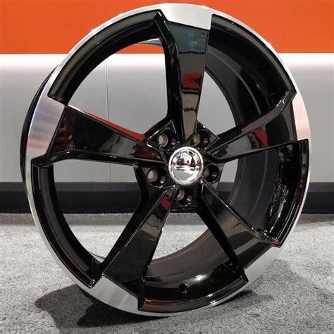 18inch Black Edition Style Alloy Wheels And Tyres 5x100 Suits Most Vw