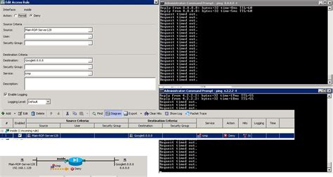 solved why one to one deny icmp rule blocking all icmp traffic for