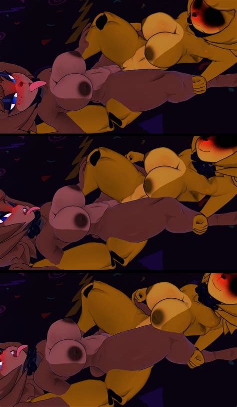Rule 34 2girls 3d Animatronic Bear Ears Blush Cally3d Clazzey