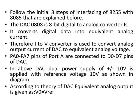 Ppt Interfacing Adc And Dac With 8085 Using 8255 Powerpoint