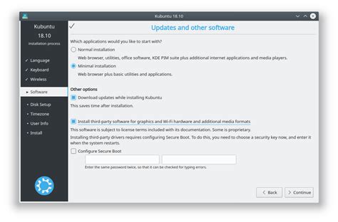 installing third party drivers requires configuring secure boot ask