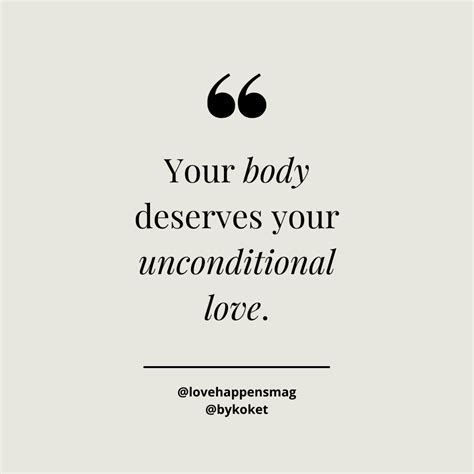 Love Your Body Quotes