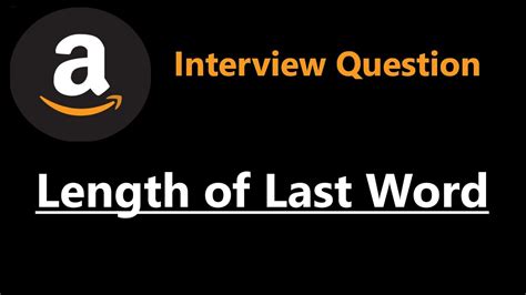 length of last word leetcode 58 python youtube