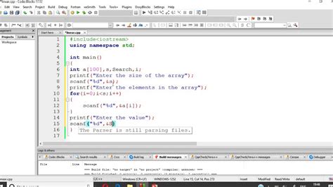 linear search program in c hindi youtube