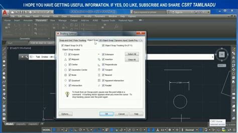 90 status bar object snap tracking autocad creating temporary osnap