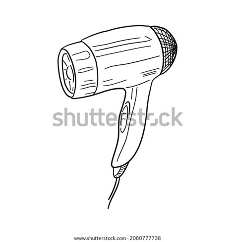 Vector Illustration Hair Dryer Isolated On Stock Vector Royalty Free