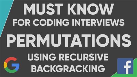 permutations must know for computer science interviews recursive