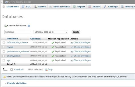 how to quickly back up and restore a database with phpmyadmin