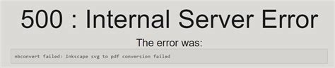 python 3 x how to solve nbconvert failed inkscape svg