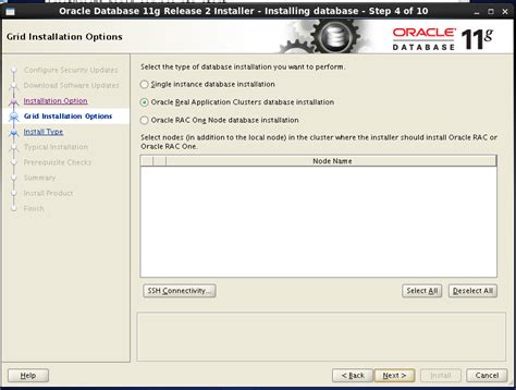 oracle11g problem ins 35423 on installing oracle 11g rac empty
