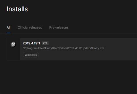 unity3d unity hub doesn t show new install super user