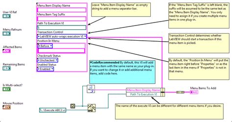 part 2 building the shortcut menu using plug ins labview 2018 help