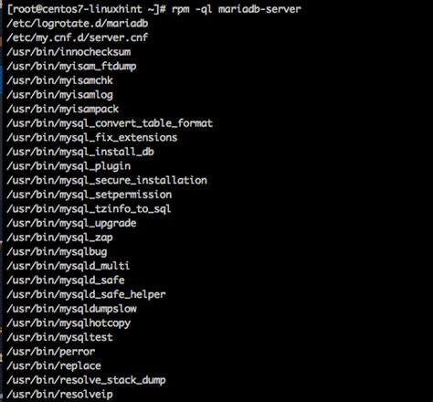 install mysql on centos 7 5 linux hint