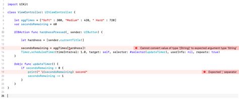 [fixed] timer countdown using dictionary to retrieve key value