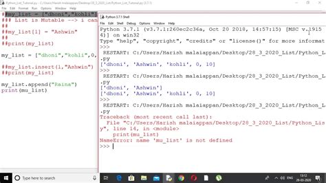 python data type manipulation tutoring 4 list youtube