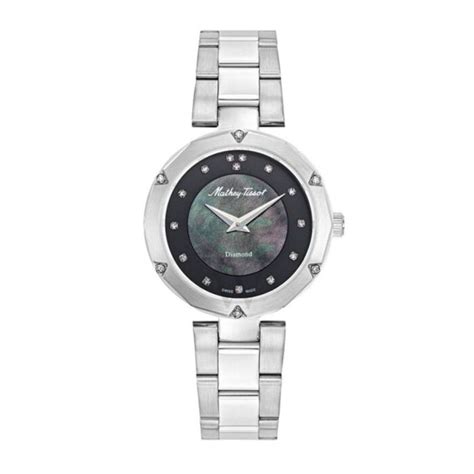 Womens Molly Stainless Steel Mother Of Pearl Dial Watch World Of Watches