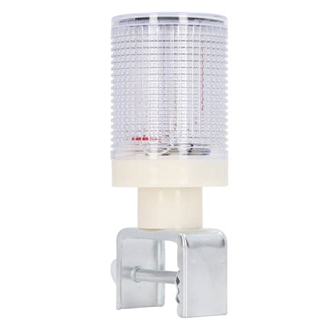 Led Solar Warning Lamp Red Blue Flashing Alarm Solar Panel Strobe Light