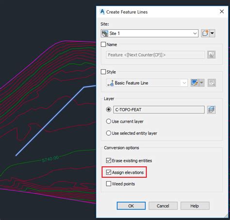 solved want offset target to find existing ground autodesk community