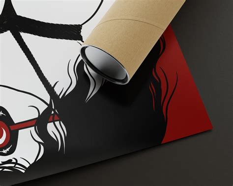 Nude Plus Size Shibari Bondage Erotic Bdsm Kinky Red Art Print Etsy