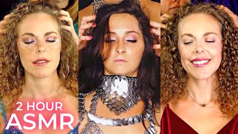 Asmr 2 Hour Long Hair And Scalp Massage Compilation Full Relaxtion