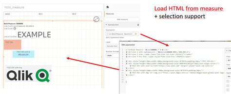 solved input and display html code on qlik sense sheets qlik