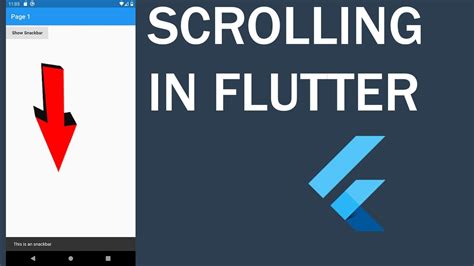 how to add scroll in flutter app youtube
