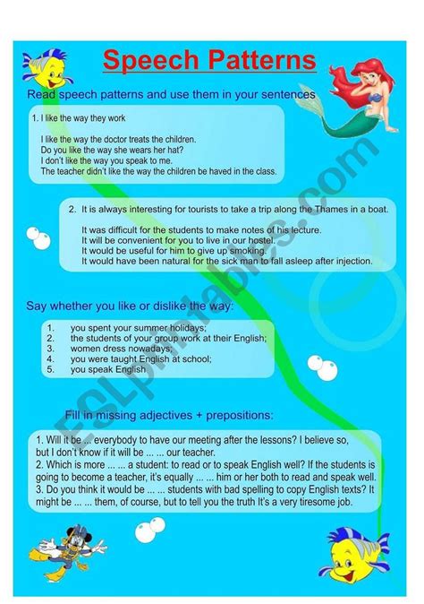 Types Of Speech Patterns