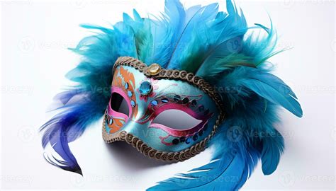 Ai Generated Feathered Mask Brings Elegance To Mardi Gras Celebration