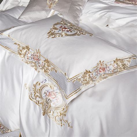 Infinia Royale Duvet Cover And Shams Egyptian Cotton Premium Bed Set
