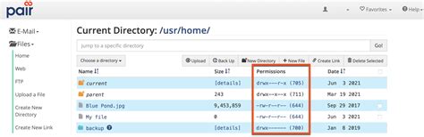file permissions knowledge base pair networks