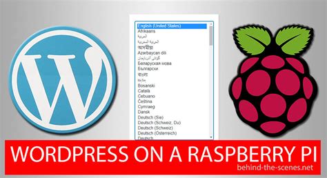 installing wordpress on a raspberry pi behind the scenes
