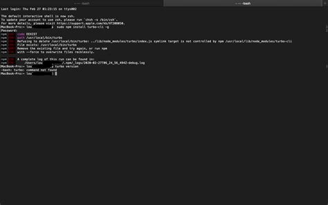 node modules turbo360 command line terminal installation