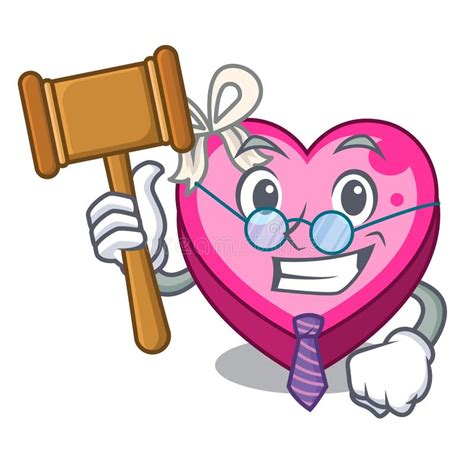 Judge Heart Box In The Cartoon Sleep Stock Vector Illustration Of