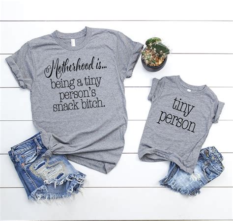 Motherhood Is Being A Tiny Persons Snack Bitch™ Shirt And Etsy