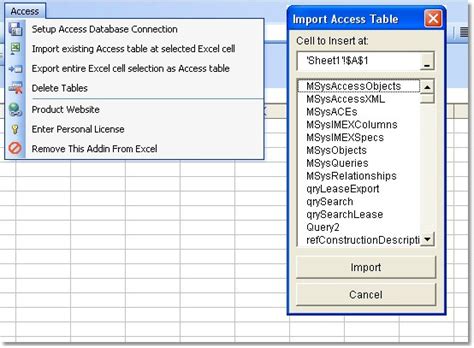 excel ms access import export and convert software 7 0 review and download